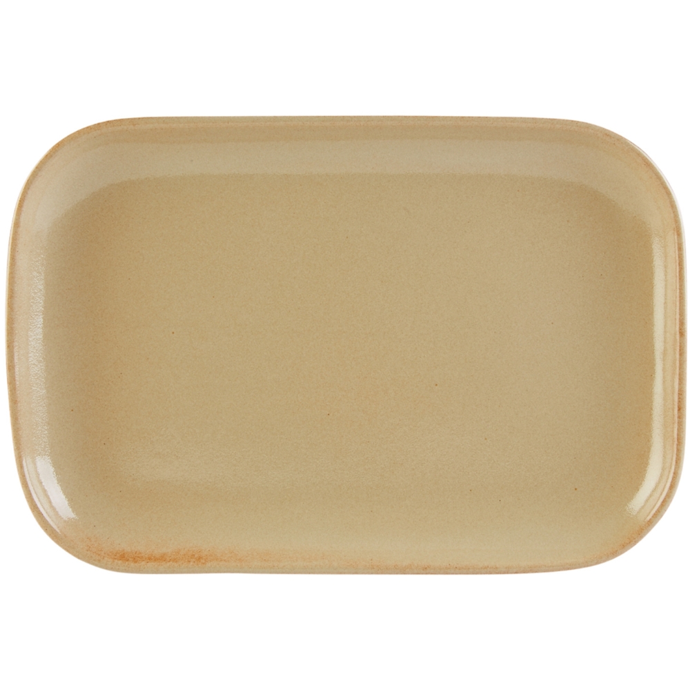 Rustico Flame Rectangular Plate 29x19.5cm (6 Pack) | Dunsters Farm Supplies