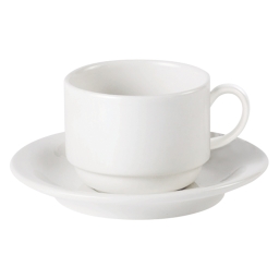 Stacking Tea Cup 22cl (24 Pack) | Dunsters Farm | Food Service Supplies